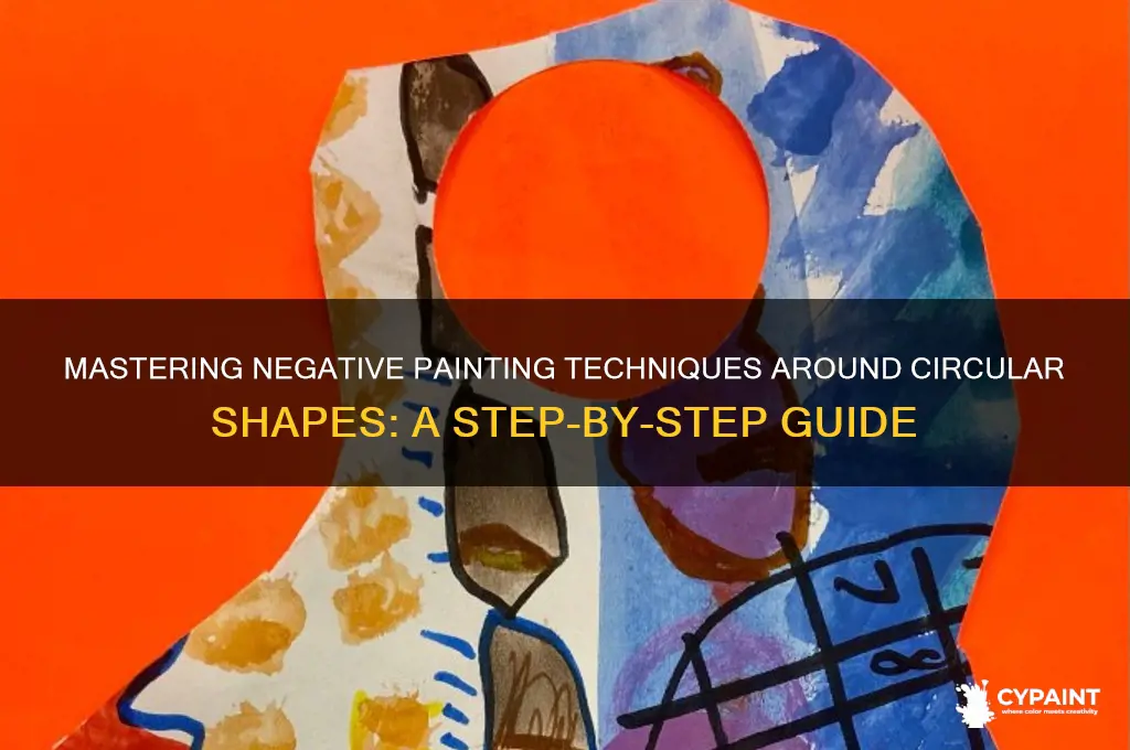 Mastering Negative Painting Techniques Around Circular Shapes: A Step ...