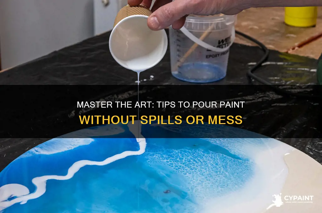 Master The Art: Tips To Pour Paint Without Spills Or Mess | CyPaint