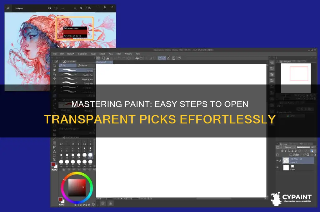 Mastering Paint: Easy Steps To Open Transparent Picks Effortlessly ...