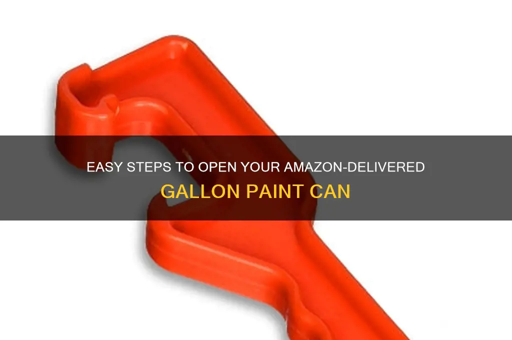 Easy Steps To Open Your Amazon-Delivered Gallon Paint Can | CyPaint