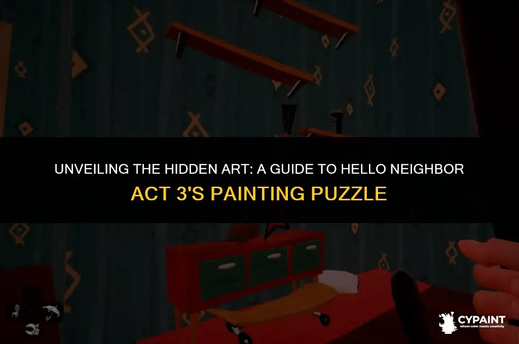 Unveiling The Hidden Art: A Guide To Hello Neighbor Act 3'S Painting ...