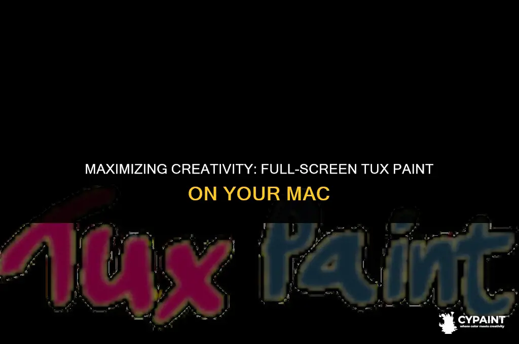 Maximizing Creativity: Full-Screen Tux Paint On Your Mac | CyPaint