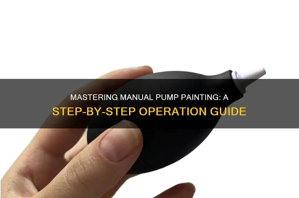 Mastering Manual Pump Painting: A Step-By-Step Operation Guide | CyPaint
