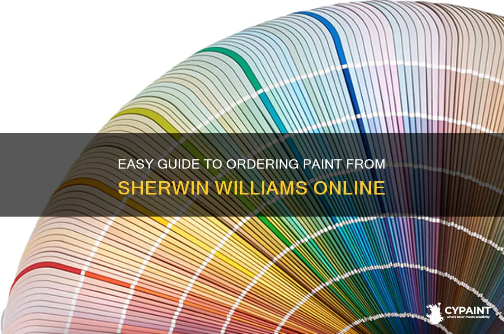 Easy Guide To Ordering Paint From Sherwin Williams Online | CyPaint