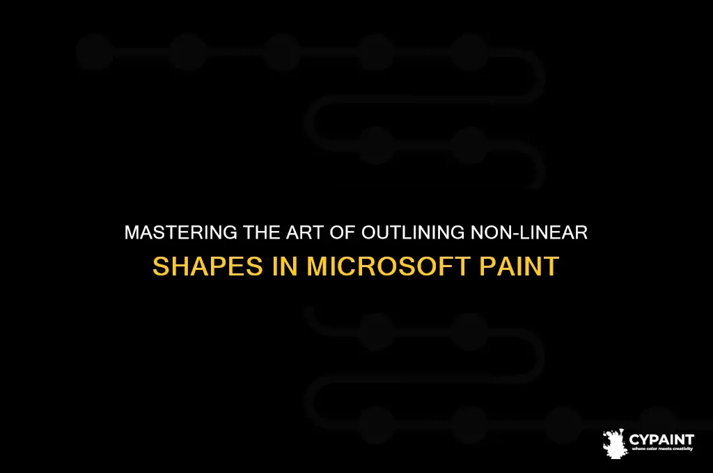 Mastering The Art Of Outlining Non-Linear Shapes In Microsoft Paint ...