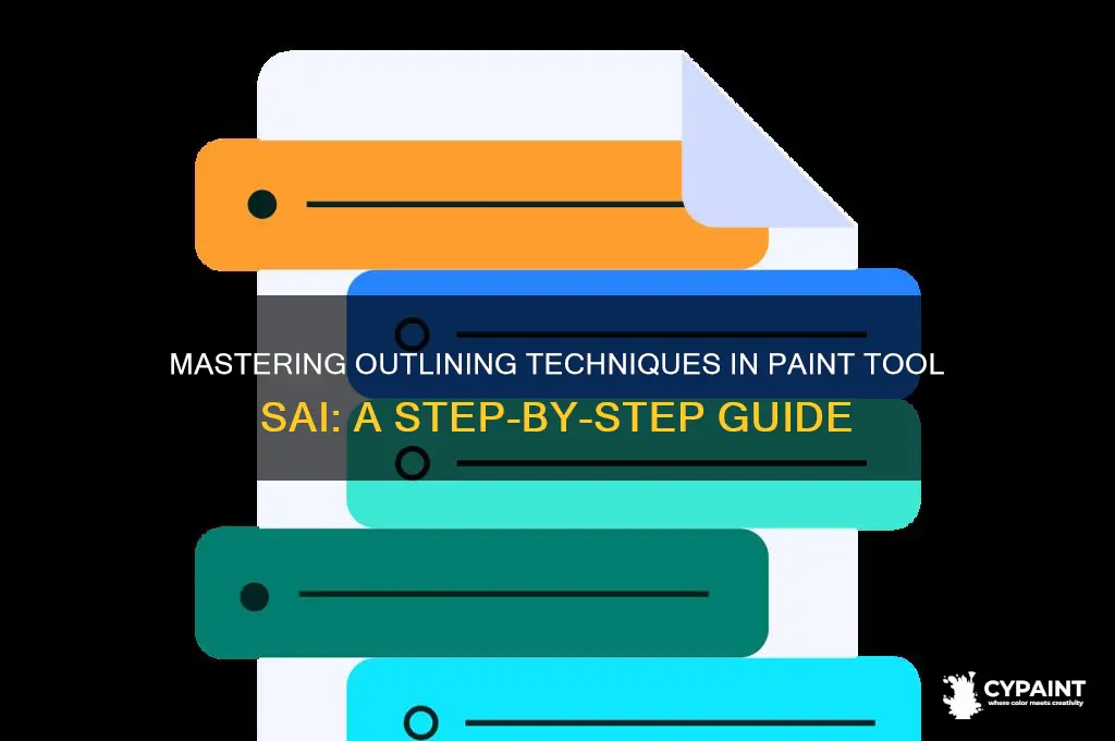 Mastering Outlining Techniques In Paint Tool Sai: A Step-By-Step Guide ...