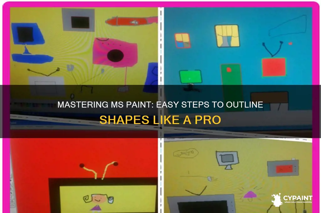 Mastering Ms Paint: Easy Steps To Outline Shapes Like A Pro | CyPaint