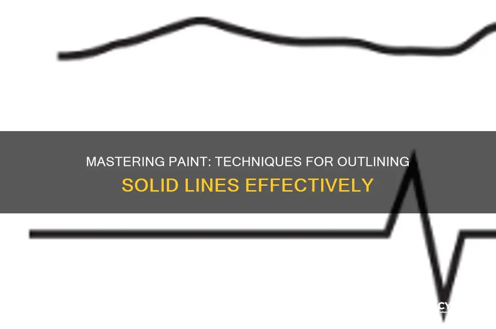 Mastering Paint: Techniques For Outlining Solid Lines Effectively | CyPaint