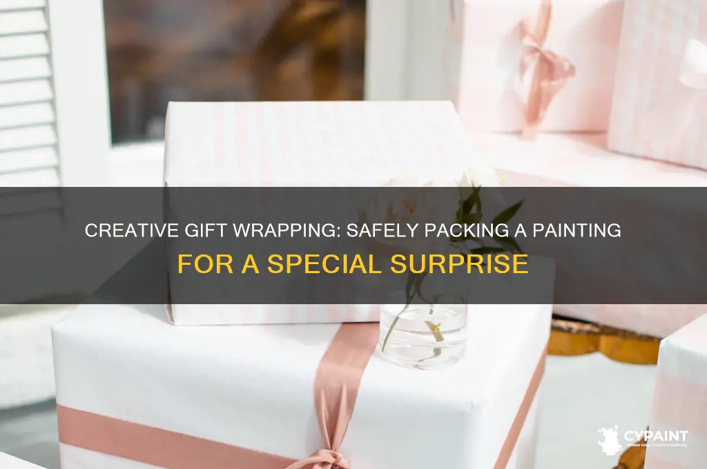 Creative Gift Wrapping: Safely Packing A Painting For A Special ...