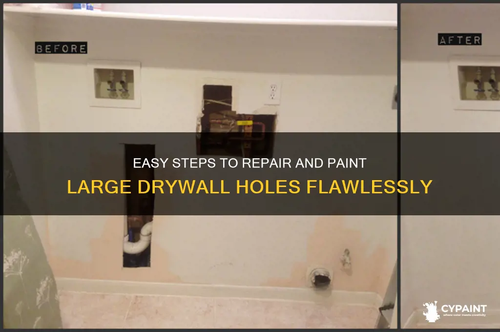 Easy Steps To Repair And Paint Large Drywall Holes Flawlessly | CyPaint