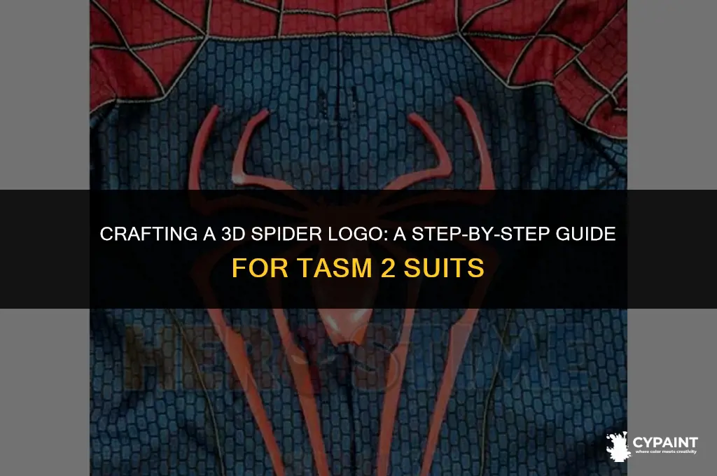 Crafting A 3D Spider Logo: A Step-By-Step Guide For Tasm 2 Suits | CyPaint