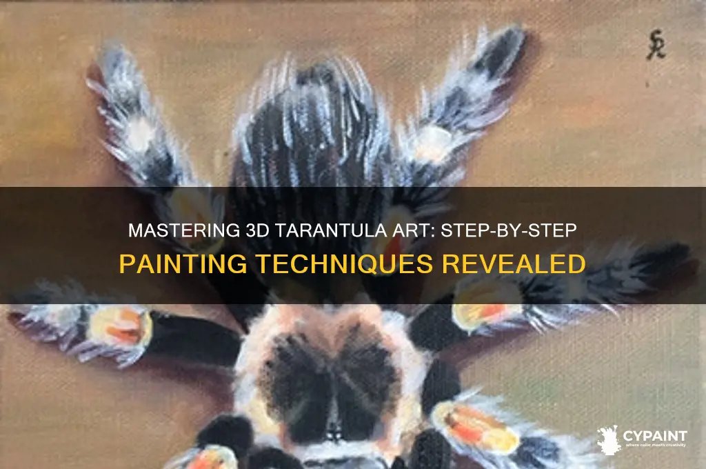 Mastering 3D Tarantula Art: Step-By-Step Painting Techniques Revealed ...