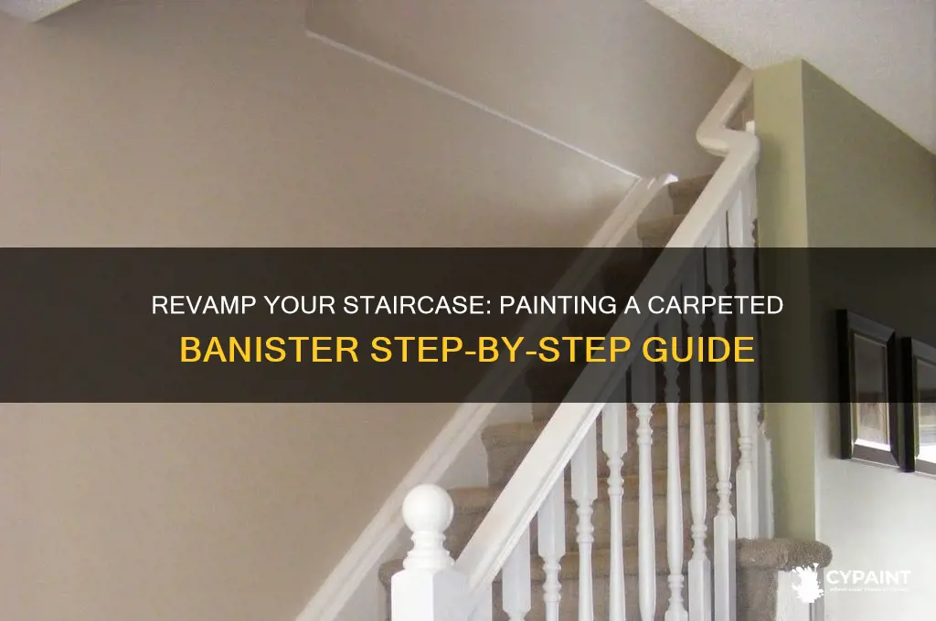 Revamp Your Staircase: Painting A Carpeted Banister Step-By-Step Guide ...