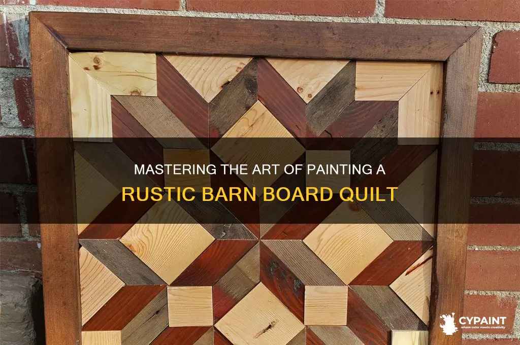 Mastering The Art Of Painting A Rustic Barn Board Quilt | CyPaint