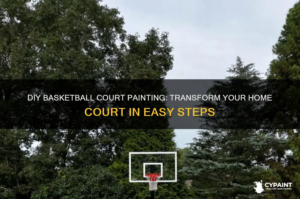 Diy Basketball Court Painting: Transform Your Home Court In Easy Steps ...