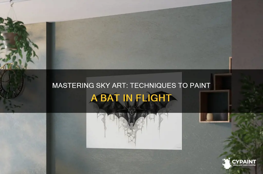 Mastering Sky Art: Techniques To Paint A Bat In Flight | CyPaint