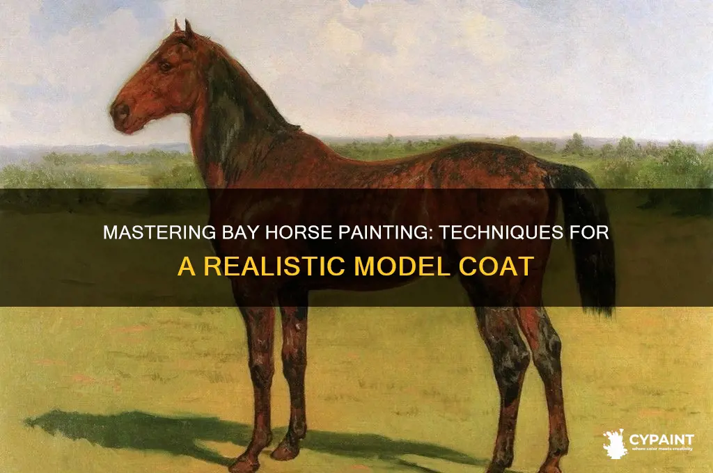 Mastering Bay Horse Painting: Techniques For A Realistic Model Coat ...