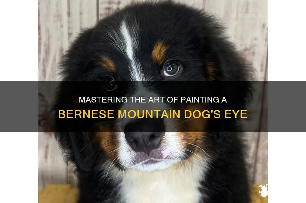 Mastering The Art Of Painting A Bernese Mountain Dog's Eye | CyPaint