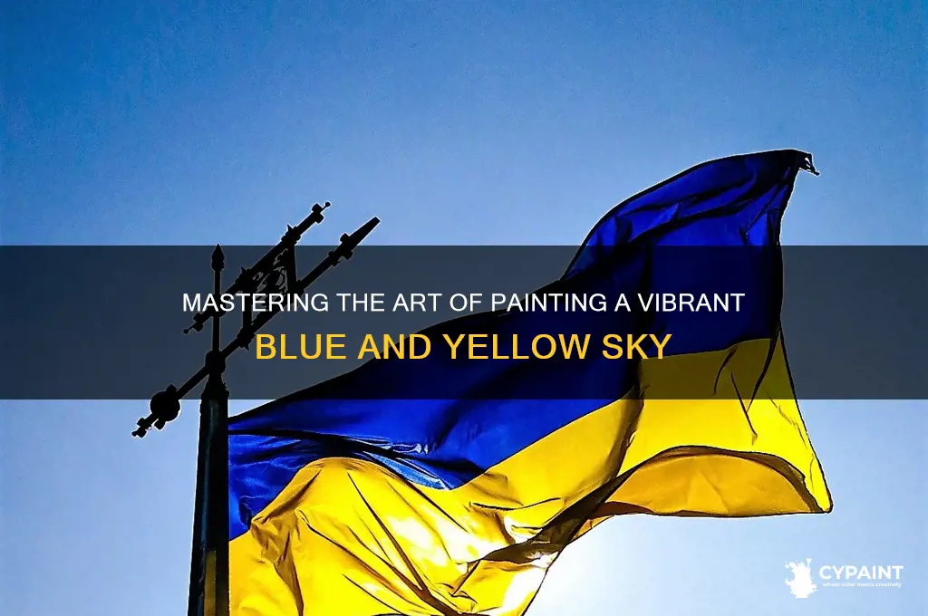 Mastering The Art Of Painting A Vibrant Blue And Yellow Sky | CyPaint