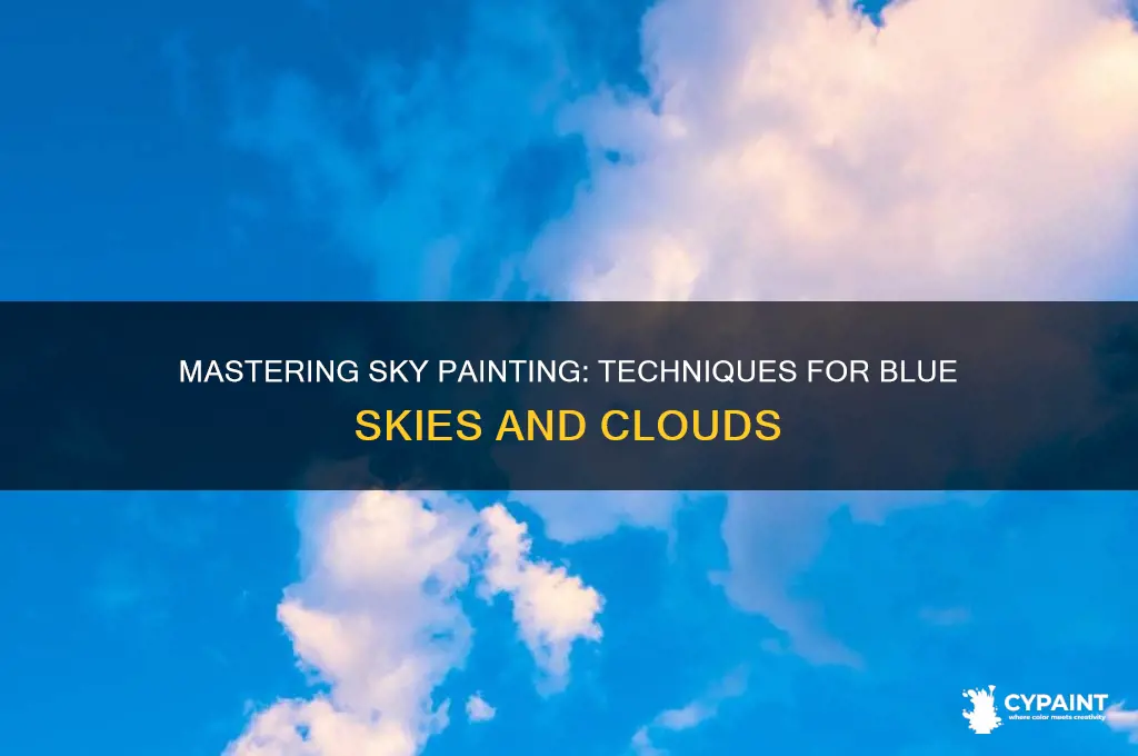 Mastering Sky Painting: Techniques For Blue Skies And Clouds | CyPaint