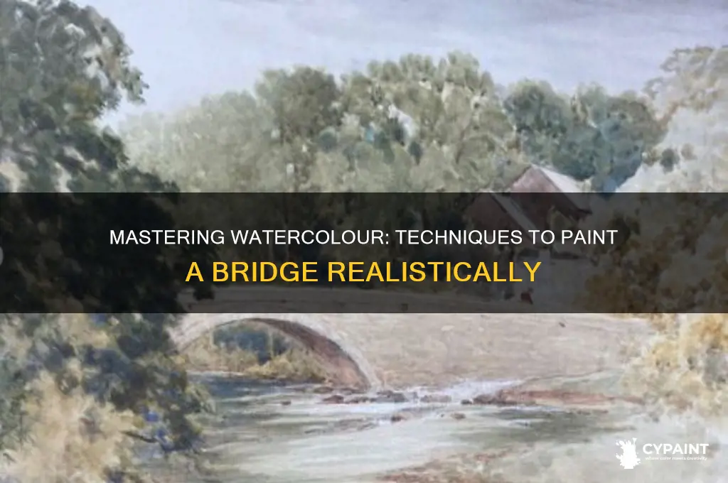 Mastering Watercolour: Techniques To Paint A Bridge Realistically | CyPaint
