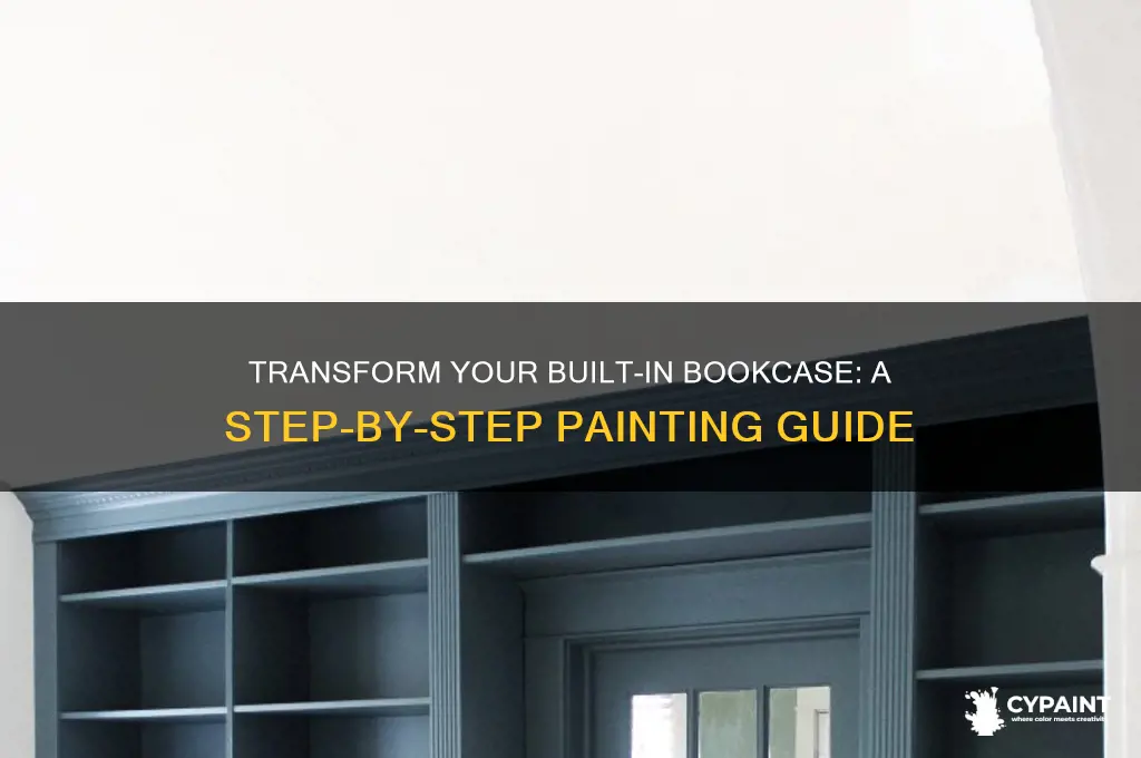 Transform Your Built-In Bookcase: A Step-By-Step Painting Guide | CyPaint