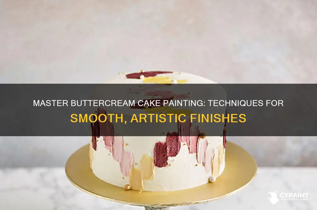 Master Buttercream Cake Painting: Techniques For Smooth, Artistic ...