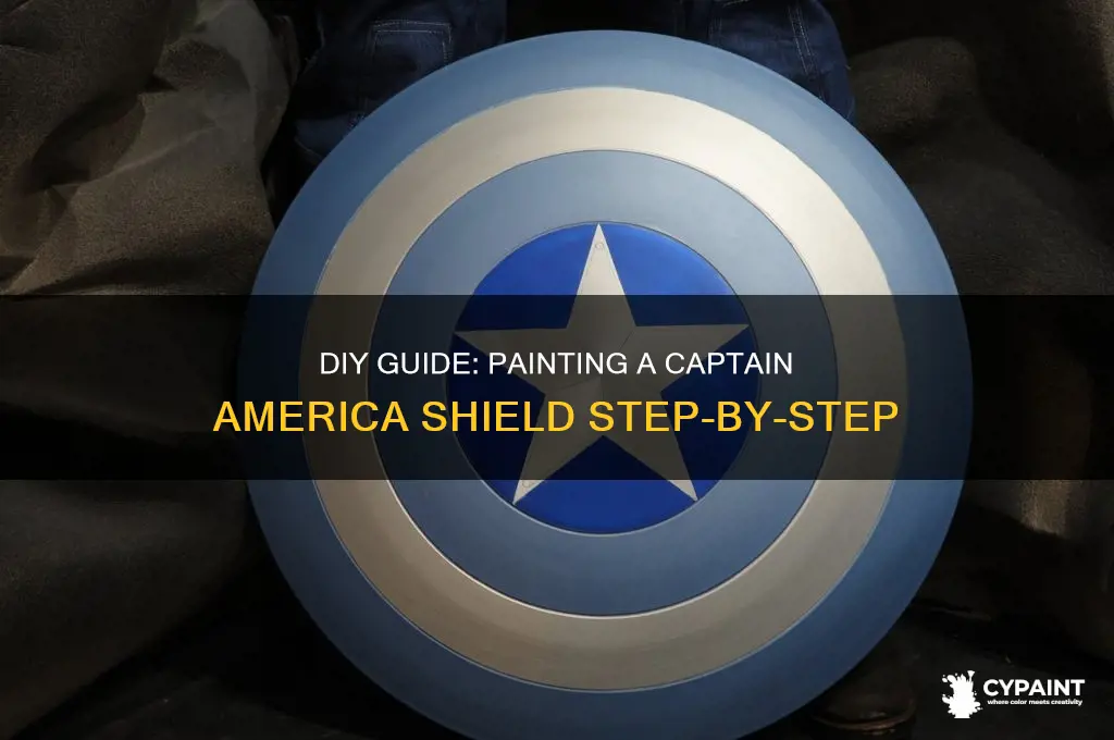 Diy Guide: Painting A Captain America Shield Step-By-Step | CyPaint