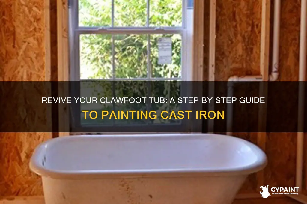 Revive Your Clawfoot Tub: A Step-By-Step Guide To Painting Cast Iron ...