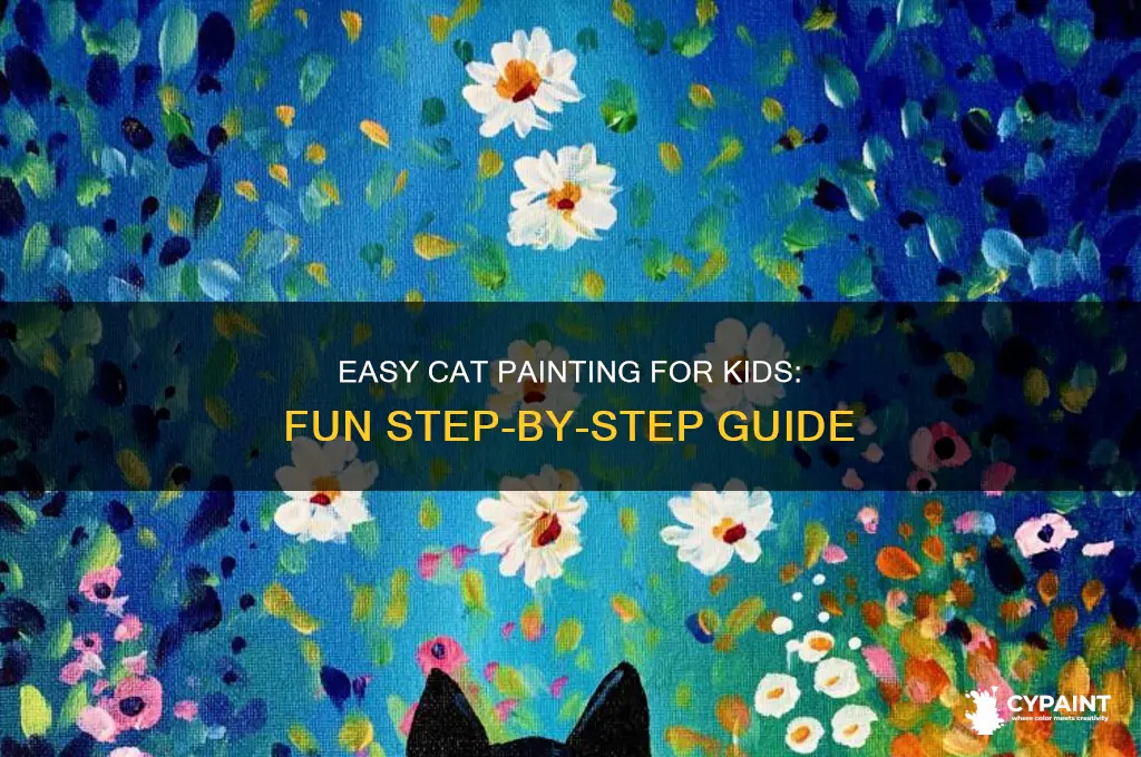 Easy Cat Painting For Kids: Fun Step-By-Step Guide | CyPaint