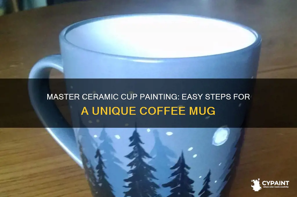 Master Ceramic Cup Painting: Easy Steps For A Unique Coffee Mug | CyPaint
