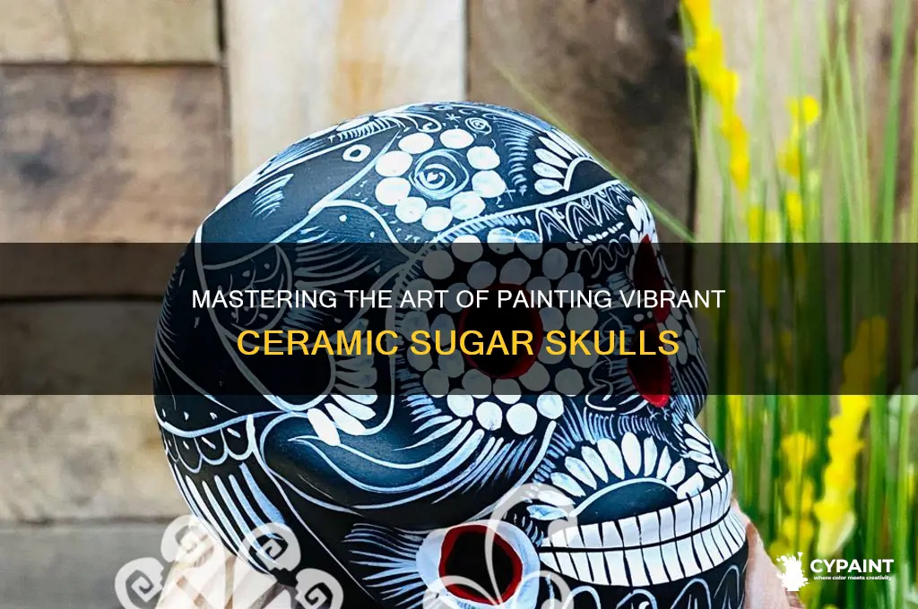 Mastering The Art Of Painting Vibrant Ceramic Sugar Skulls | CyPaint