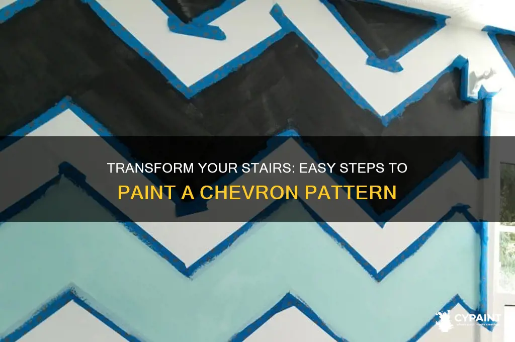Transform Your Stairs: Easy Steps To Paint A Chevron Pattern | CyPaint