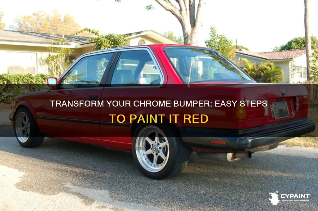Transform Your Chrome Bumper: Easy Steps To Paint It Red | CyPaint
