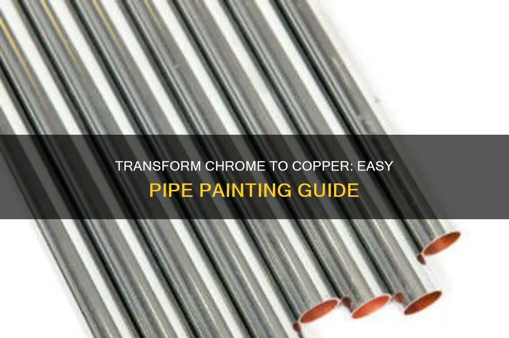 Transform Chrome To Copper: Easy Pipe Painting Guide | CyPaint