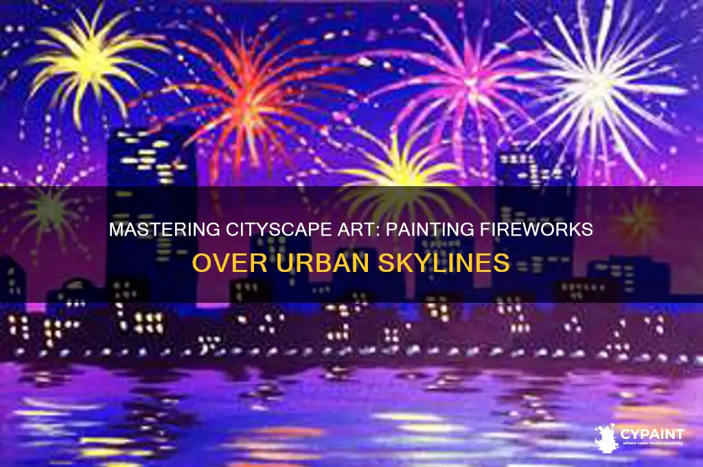 Mastering Cityscape Art: Painting Fireworks Over Urban Skylines | CyPaint