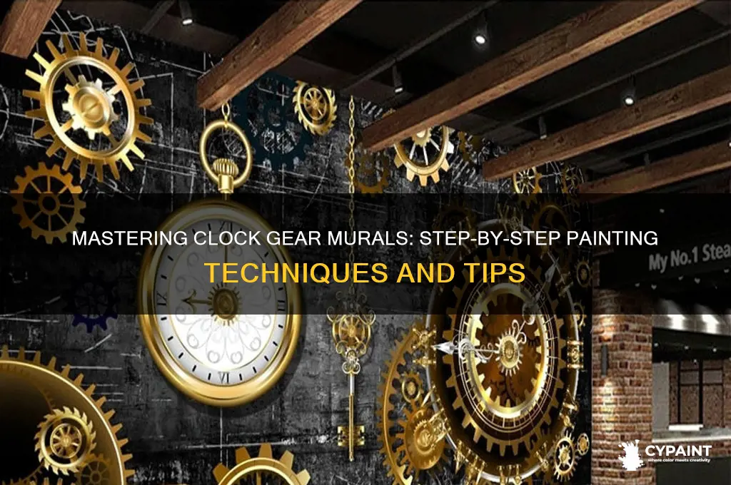 Mastering Clock Gear Murals: Step-By-Step Painting Techniques And Tips ...