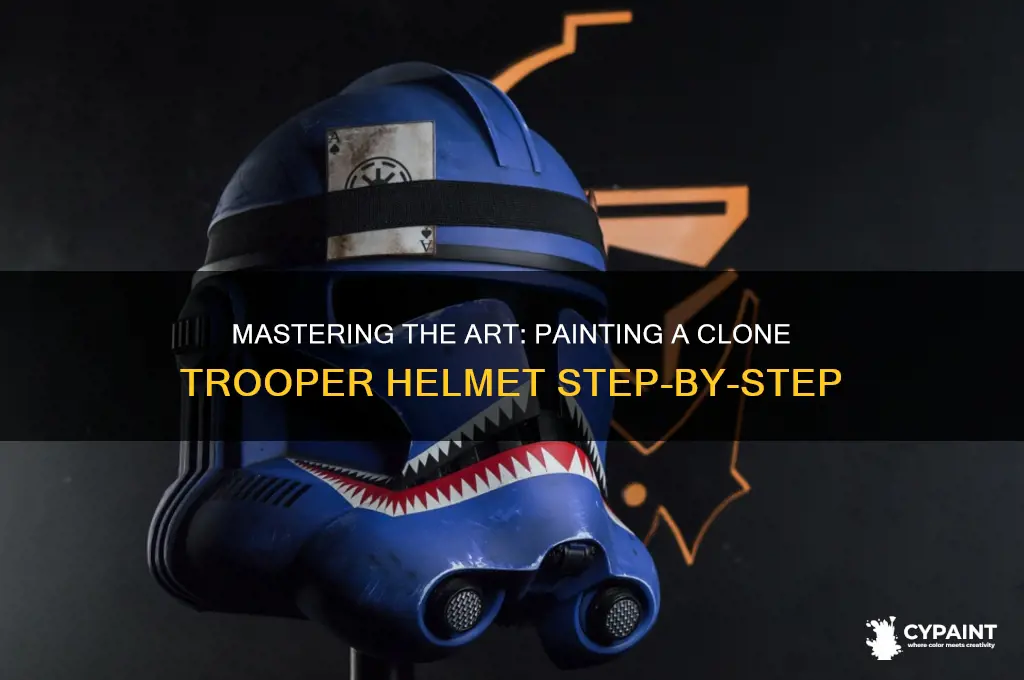 Mastering The Art: Painting A Clone Trooper Helmet Step-By-Step | CyPaint