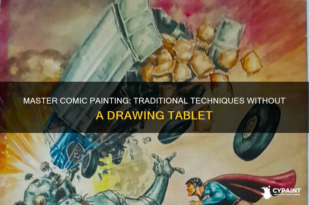 Master Comic Painting: Traditional Techniques Without A Drawing Tablet ...