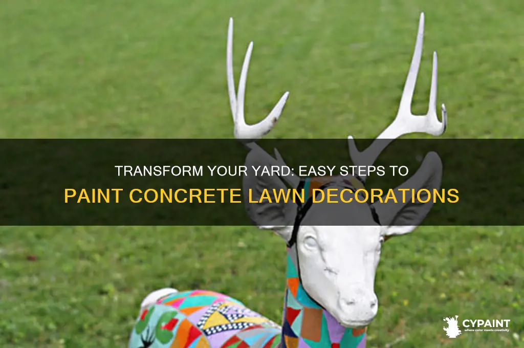 Transform Your Yard: Easy Steps To Paint Concrete Lawn Decorations ...