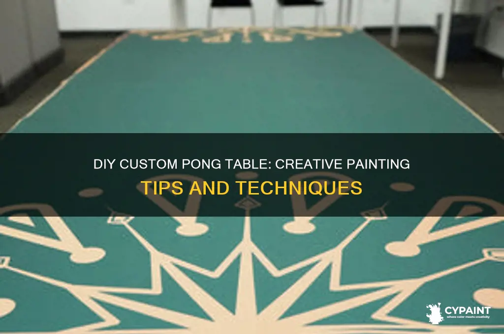 Diy Custom Pong Table: Creative Painting Tips And Techniques | CyPaint