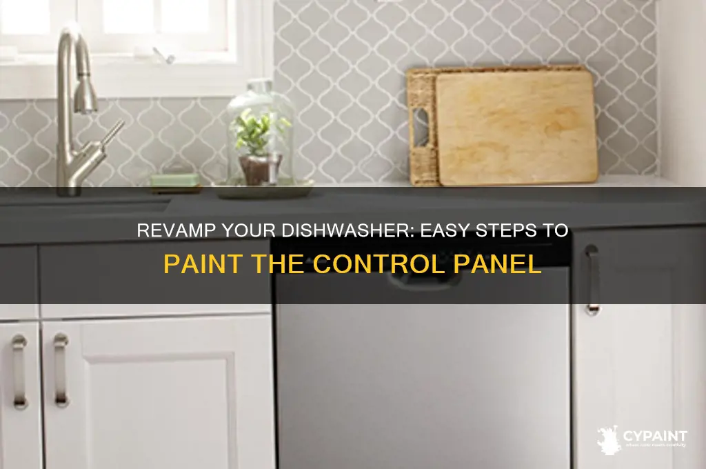 Revamp Your Dishwasher: Easy Steps To Paint The Control Panel | CyPaint