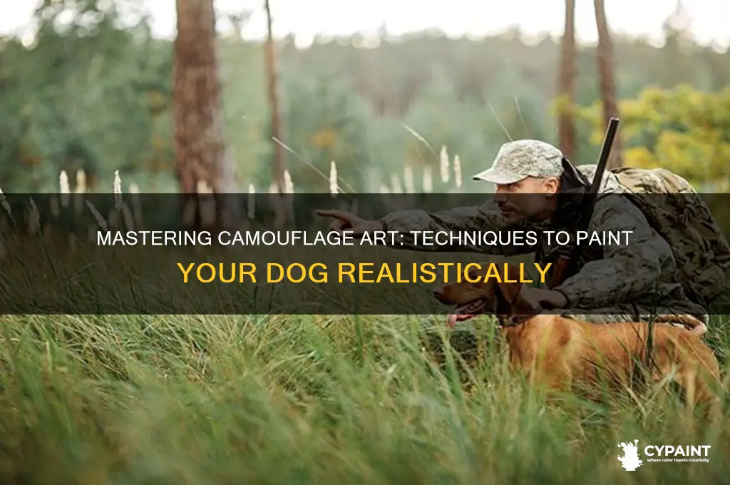 Mastering Camouflage Art: Techniques To Paint Your Dog Realistically ...