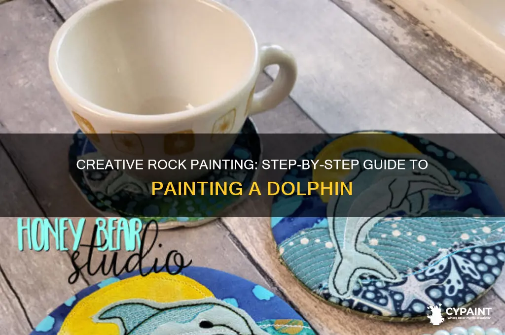 Creative Rock Painting: Step-By-Step Guide To Painting A Dolphin | CyPaint