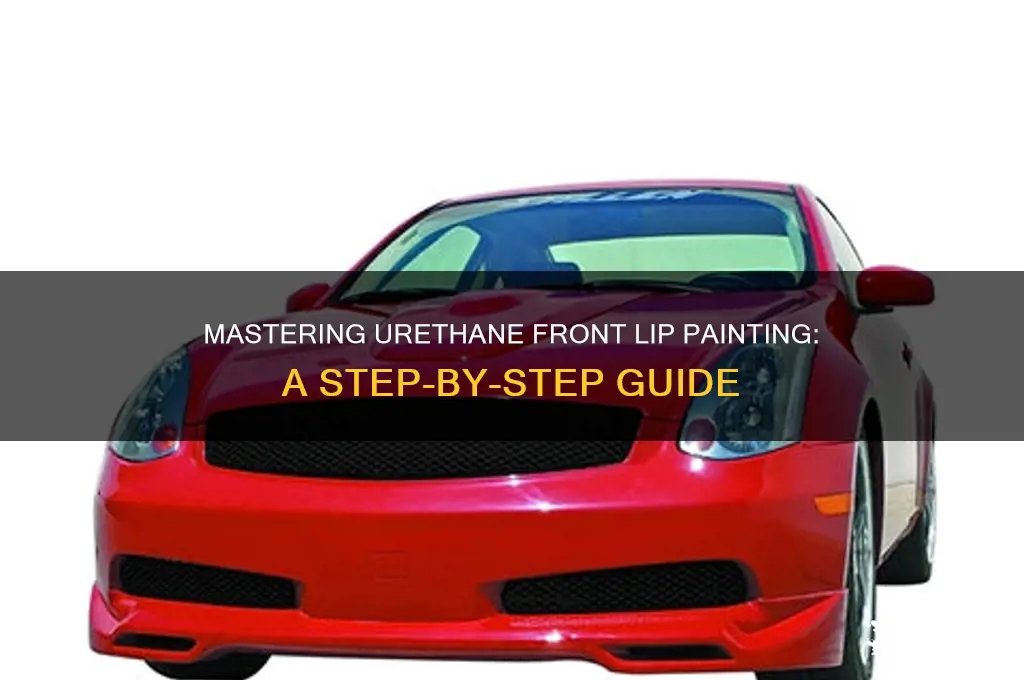 Mastering Urethane Front Lip Painting: A Step-By-Step Guide | CyPaint