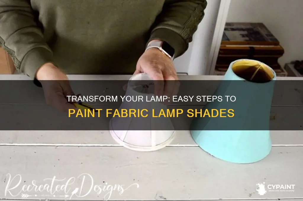 Transform Your Lamp: Easy Steps To Paint Fabric Lamp Shades | CyPaint