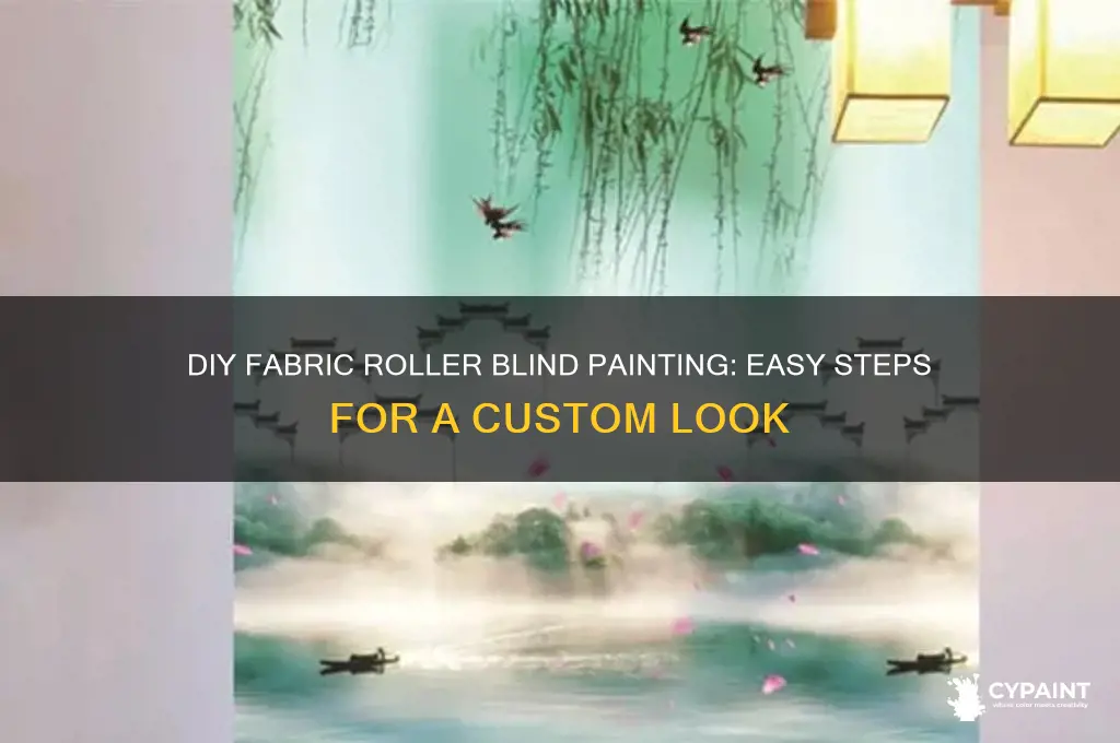 Diy Fabric Roller Blind Painting: Easy Steps For A Custom Look | CyPaint