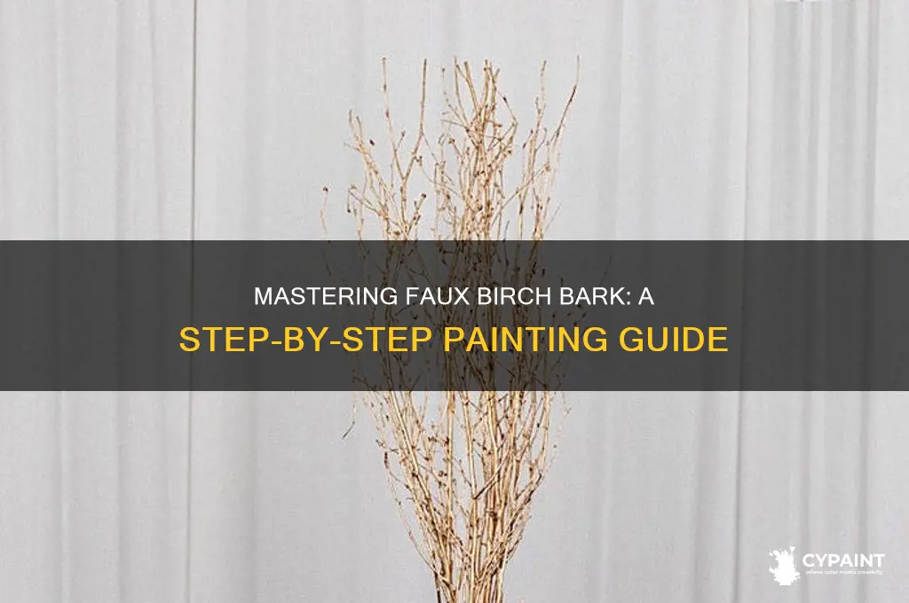 Mastering Faux Birch Bark: A Step-By-Step Painting Guide | CyPaint