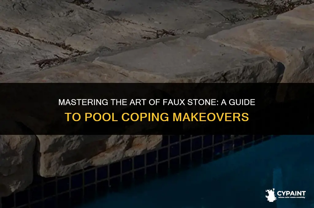 Mastering The Art Of Faux Stone: A Guide To Pool Coping Makeovers | CyPaint