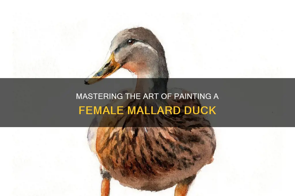 Mastering The Art Of Painting A Female Mallard Duck | CyPaint